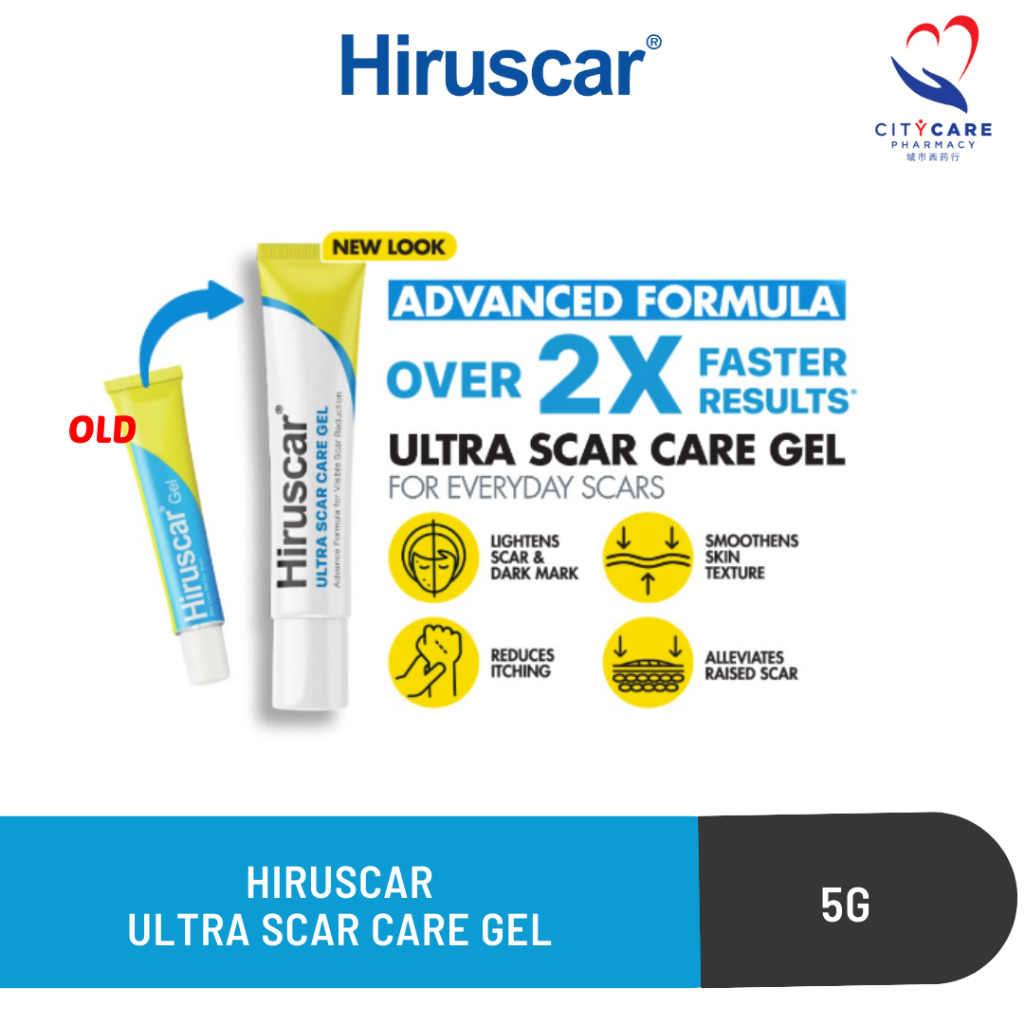 Hiruscar Gel 5g (for General Scars) Upgraded to Ultra Scar Care Gel ...