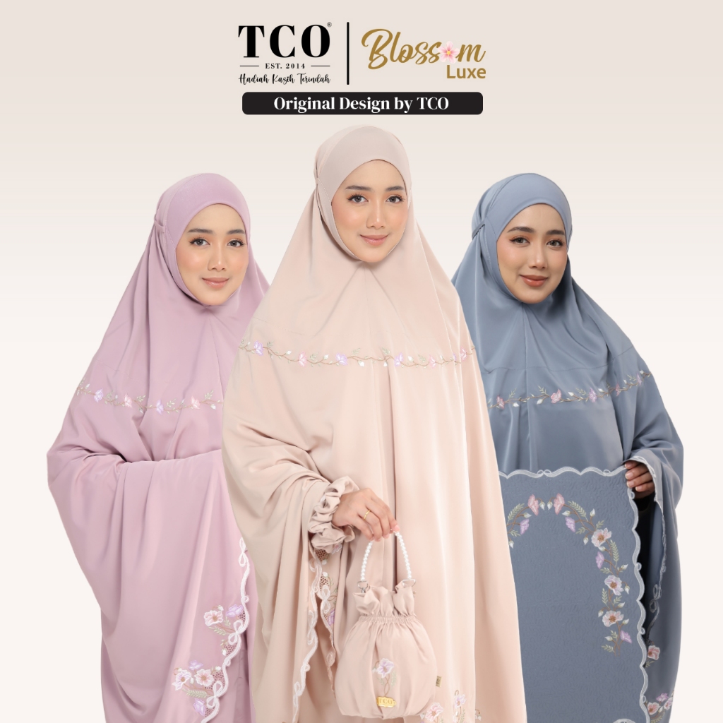 Telekung TCO Blossom Luxe - Telekung Hadiah Premium, Original Design by ...