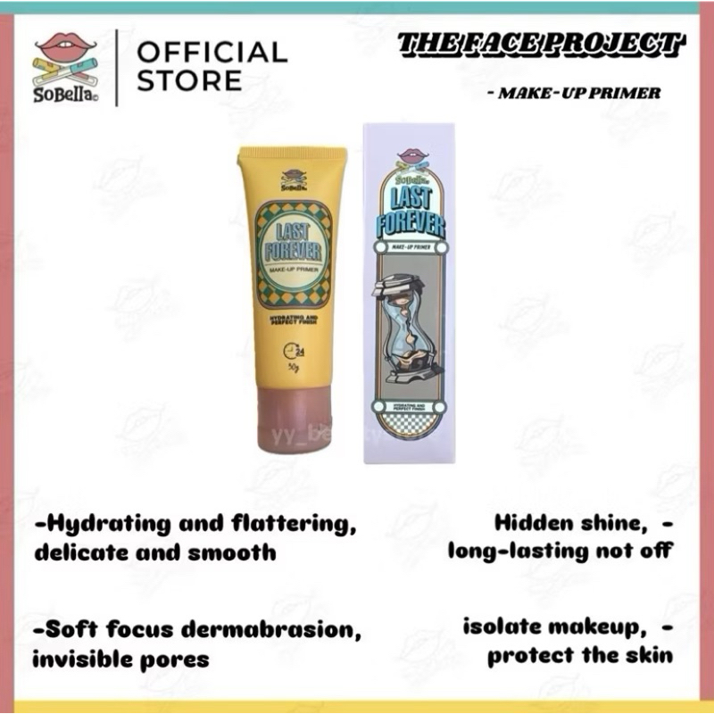 READY STOCK💫SOBELLA MAKE UP PRIMER 30G | NEW EDITION 2024 | Shopee Malaysia
