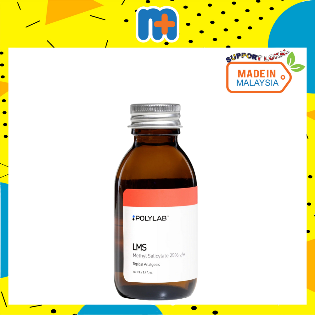 [MPLUS] POLYLAB Liniment Methy Salicylate (LMS) 100ml | Shopee Malaysia
