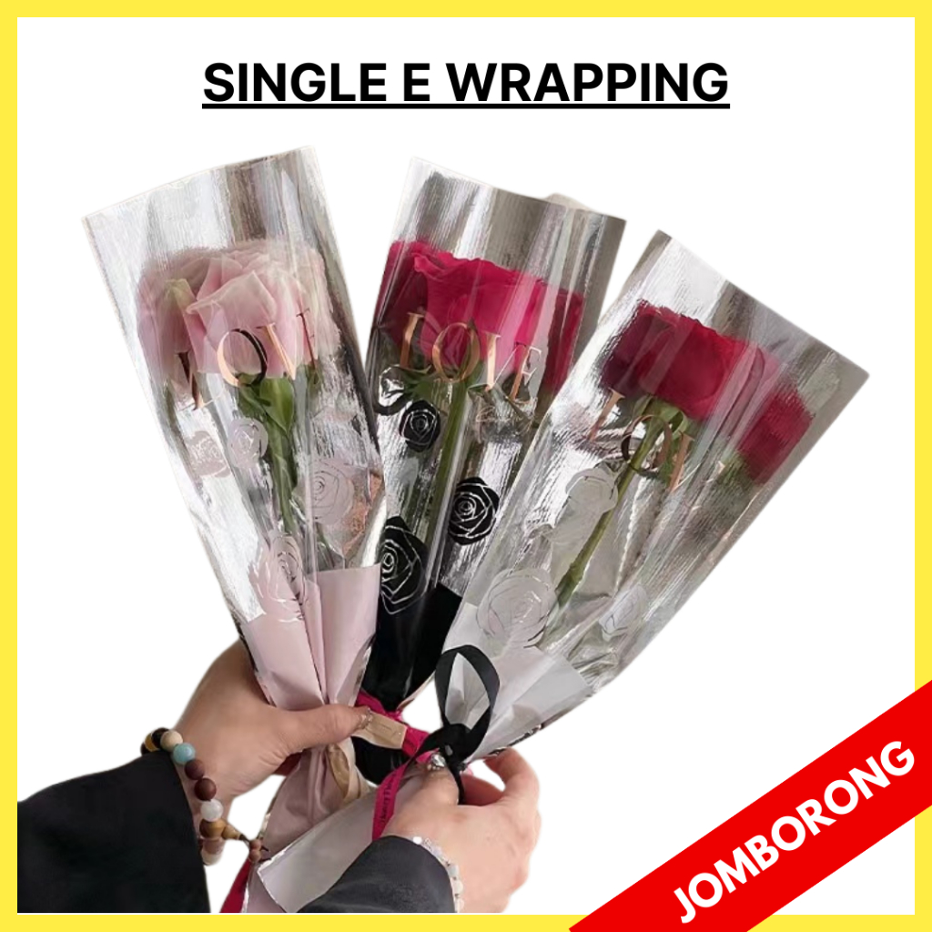 (10PCS) SINGLE E DESIGN Flower Wrapping Paper Flower Paper Wrapping ...
