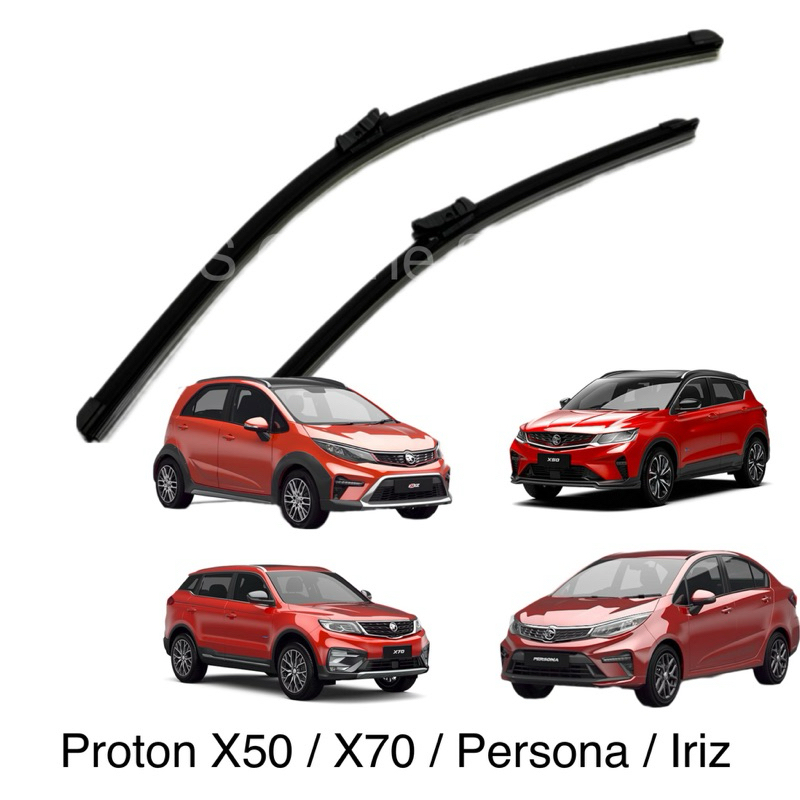 Front Wiper (1 Pair) [Proton X50 / X70 / Iriz / Persona] | Shopee Malaysia