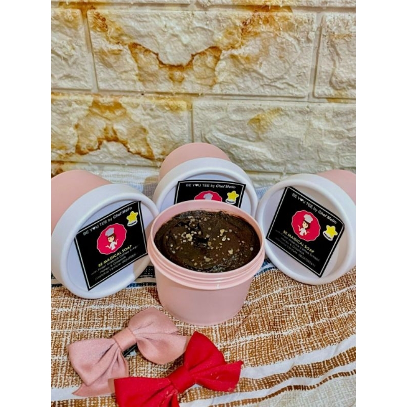 🆕🆕💯 ORGANIC authentic BE MAGICAL SCRUB SOAP by Chef Mello | Shopee Malaysia