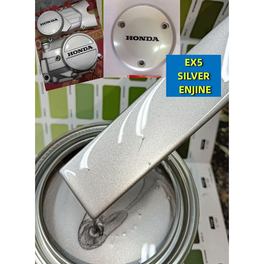 HONDA EX5 ENJINE SILVER/SILVER KULIT ENJIN/CAT BANCUH/CAT 2K | Shopee ...