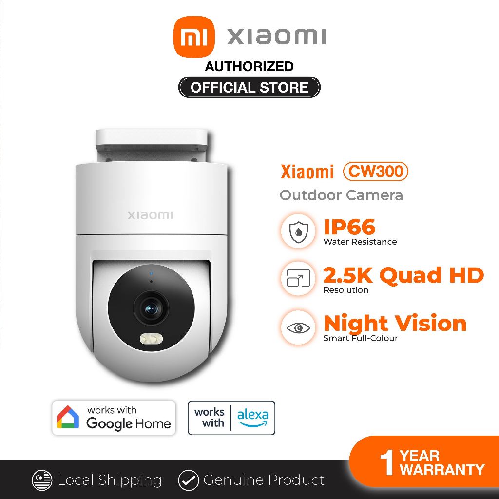 Xiaomi Outdoor Camera CW300 CCTV 2.5K | Ultra-clear picture quality ...