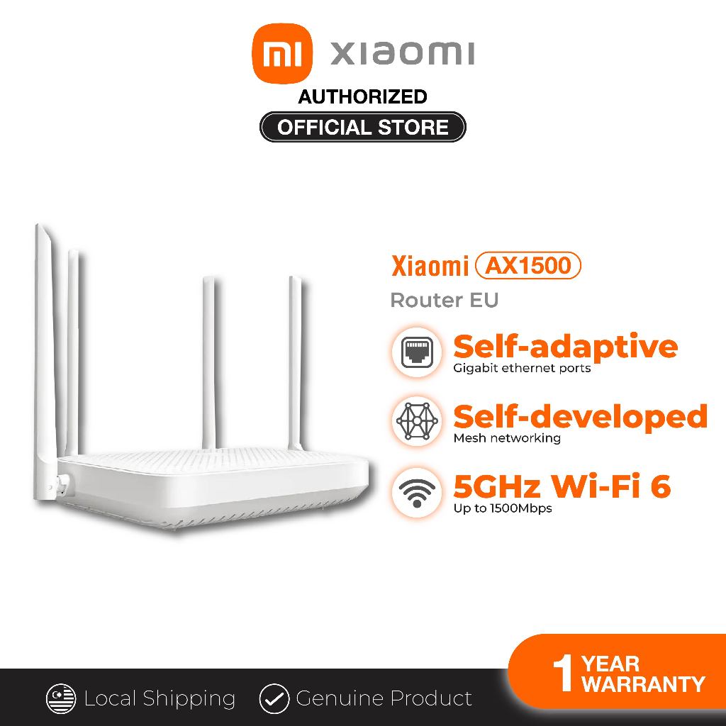 Xiaomi Router AX1500 1500Mbps/5GHz WIFI 6/Mesh Network/Connect up to 10 ...