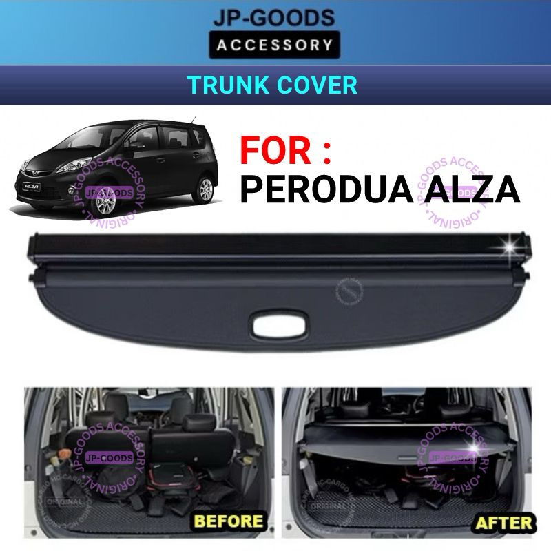 Perodua Alza 2009 - 2021 Rear Trunk Retractable Shade Boot Cargo ...