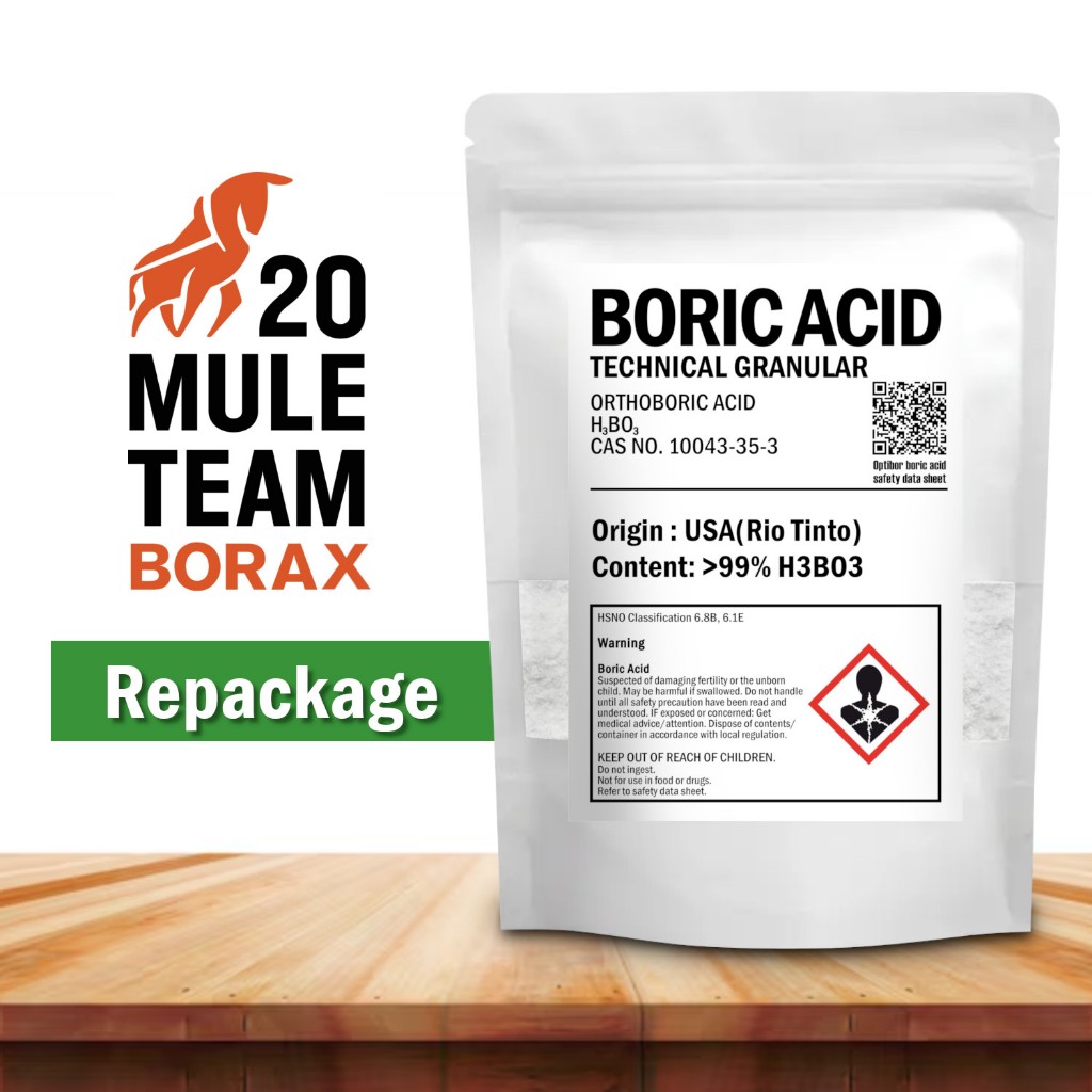 Boric Acid Technical Powder Orthoboric Acid H3BO3 99% Boric Acid Powder ...
