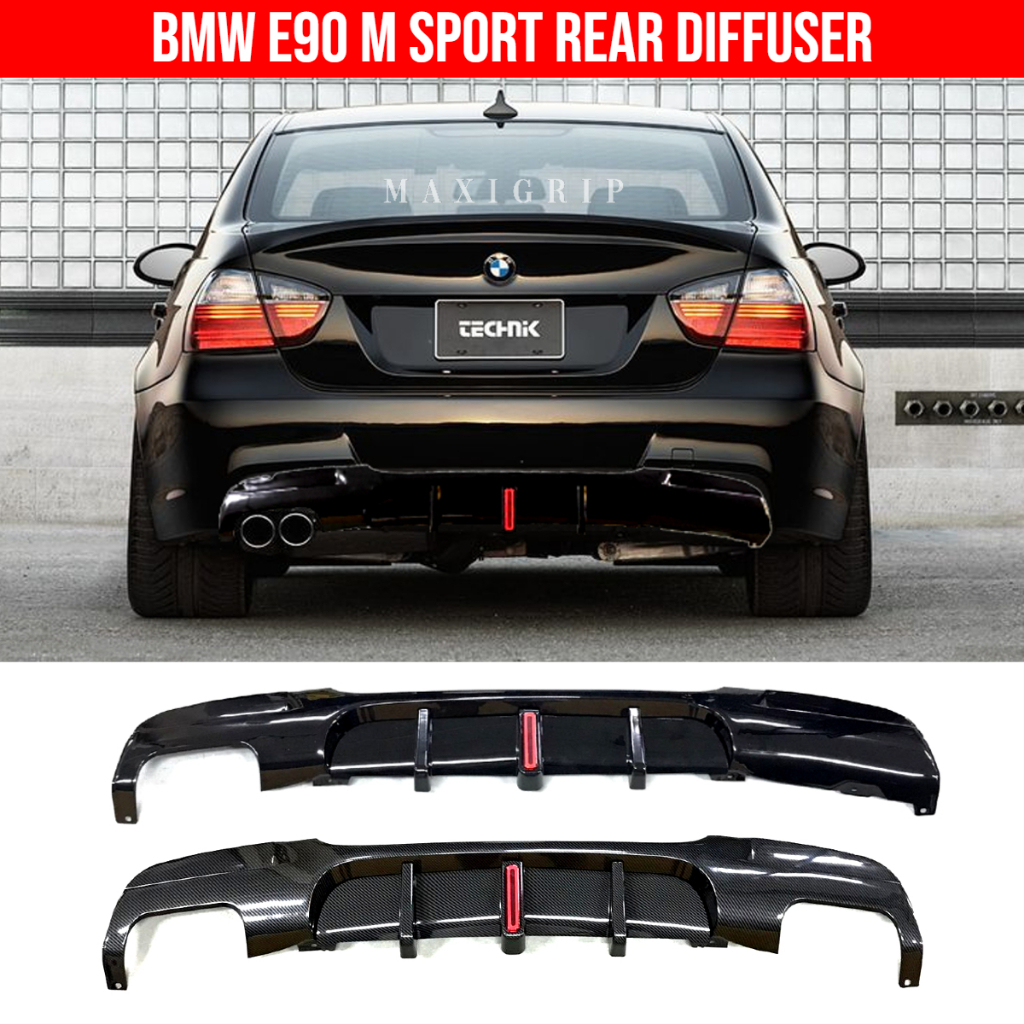 BMW E90 M sport Rear diffuser brake light competiton m performance ...