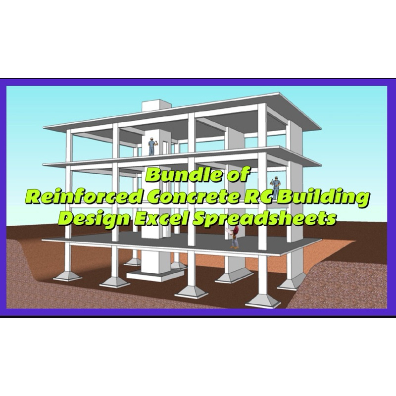Bundle of Reinforced Concrete RC Building Design Useful Excel ...