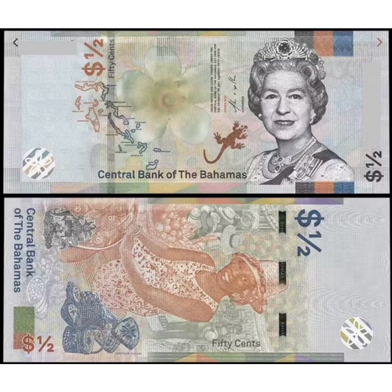 Bahamas 50 Cents Banknote‼️UNC NEW‼️(Random Serial Number) | Shopee ...