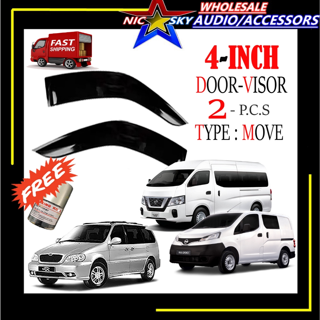 Nissan NV 200 NV350 AirPress Window Tingkap kereta Nv200 DoorVisor ...
