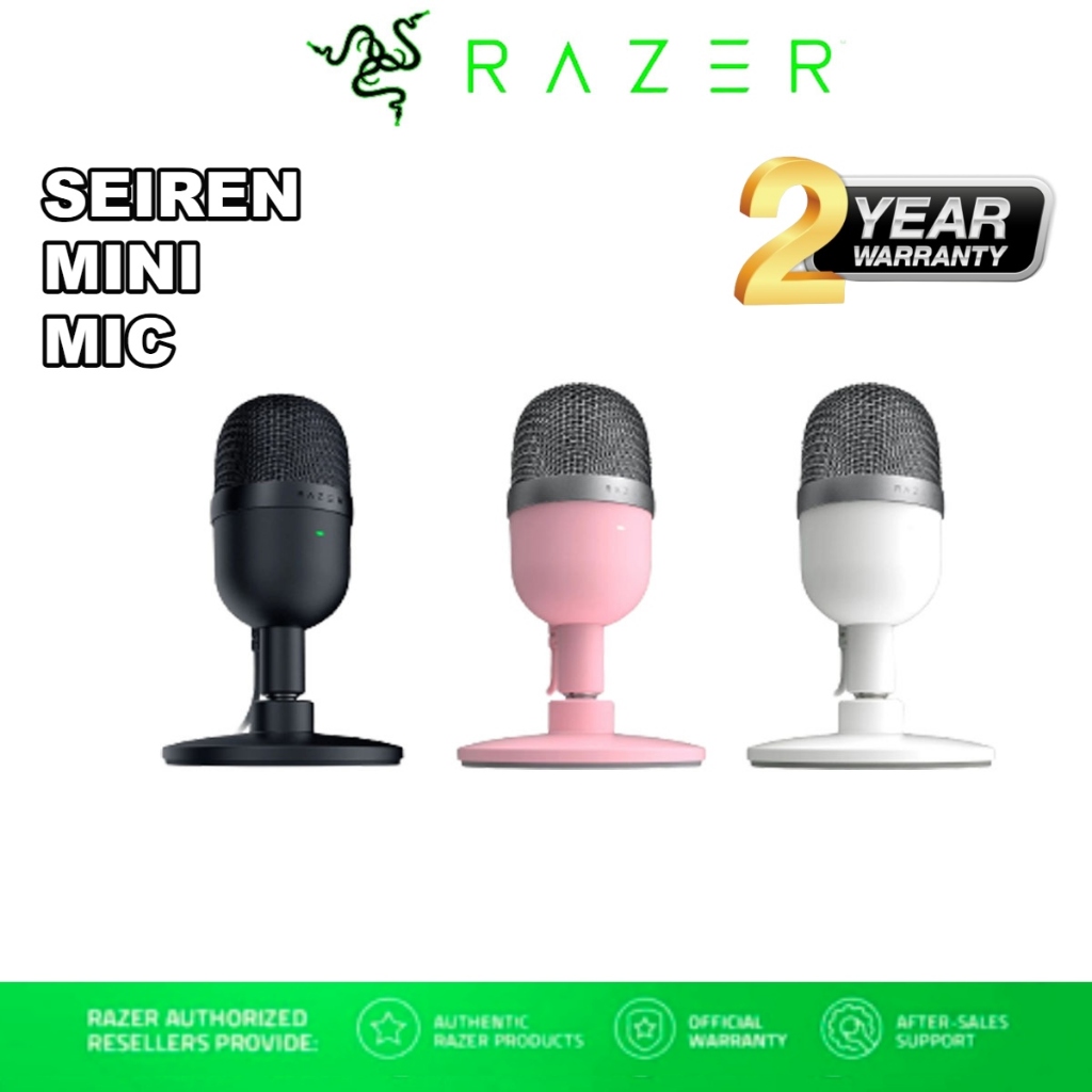 RAZER Seiren Mini Mic Condenser Mic Gaming Microphone Mic Ultra Compact ...