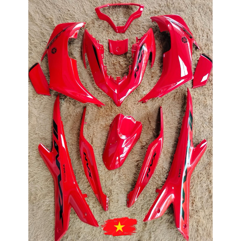 🇻🇳AEROX VIETNAM NVX V2 COVER SET 2024 RED ️‍🔥 | Shopee Malaysia