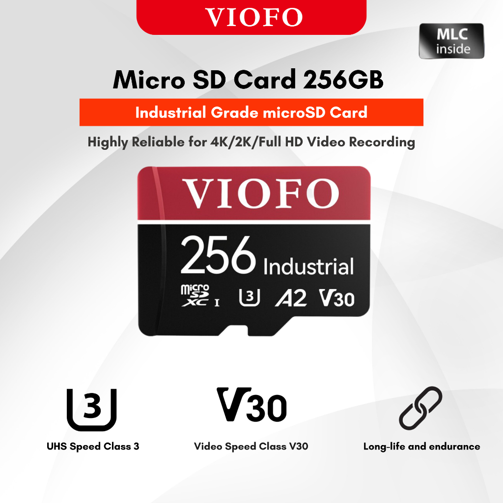 VIOFO Industrial Grade Micro SD Card (256GB) | Shopee Malaysia