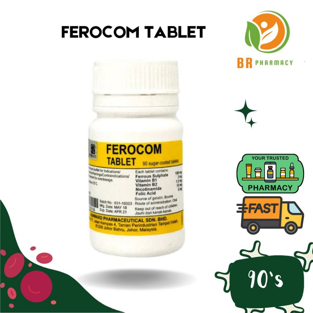 FEROCOM TABLET (90S) | Shopee Malaysia