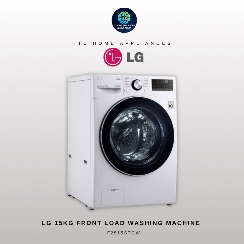 LG 15KG FRONT LOAD WASHING MACHINE WITH AI DIRECT DRIVE AND TRUBO WASH ...