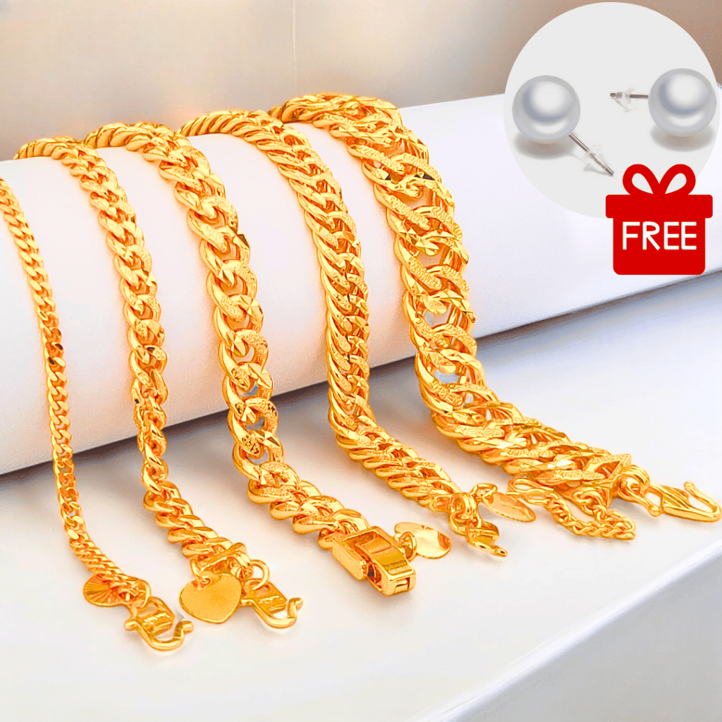 Rantai Tangan Gajah/Lipan Padu Emas Bangkok Bracelet Rantai Tangan ...