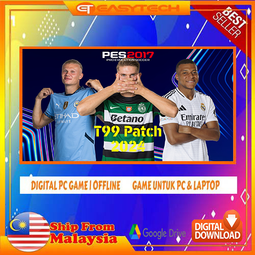[PC OFFLINE DIGITAL DOWNLOAD] Service Install PES 2017 Patch T99 Season ...