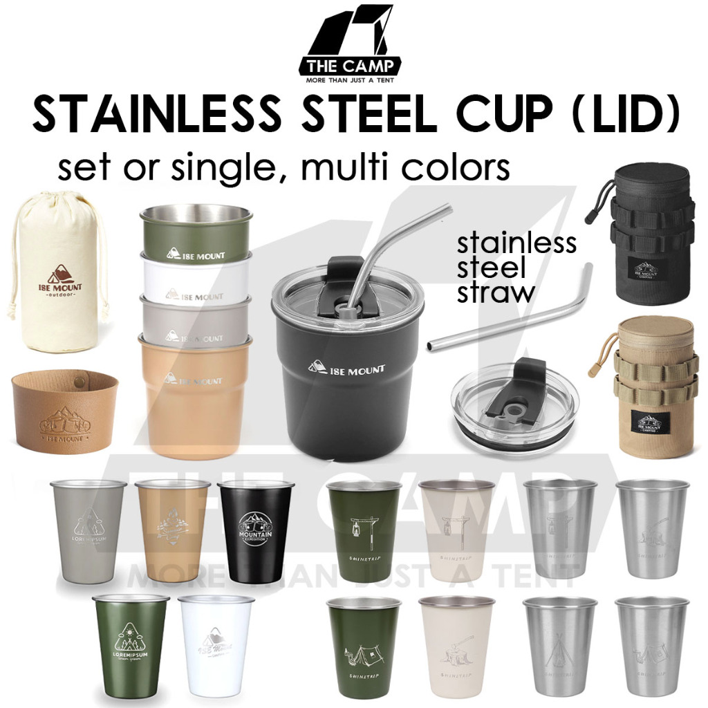 Shinetrip / Ise Mount Portable 4PCS Set / Single Stainless Steel Cup ...