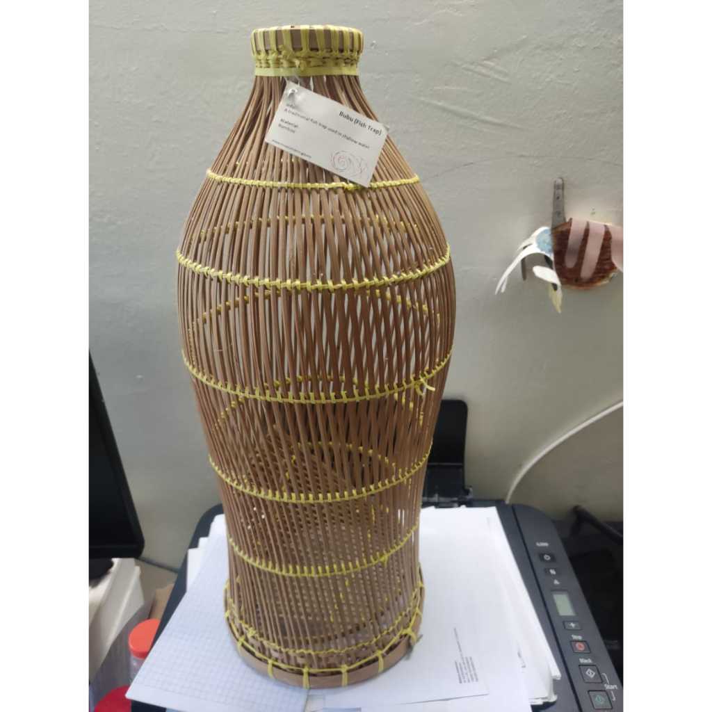 猪笼入水好运来 Handicraft Bubu Ikan - Traditional Malay Bamboo Fish Trap used ...
