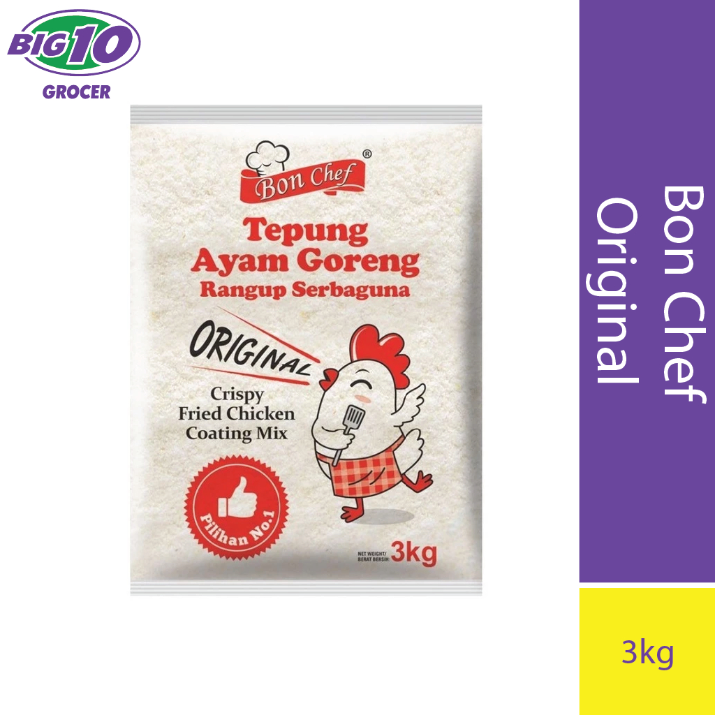 Bon Chef Tepung Goreng Ayam / Fried Chicken Coating Original (3kg ...