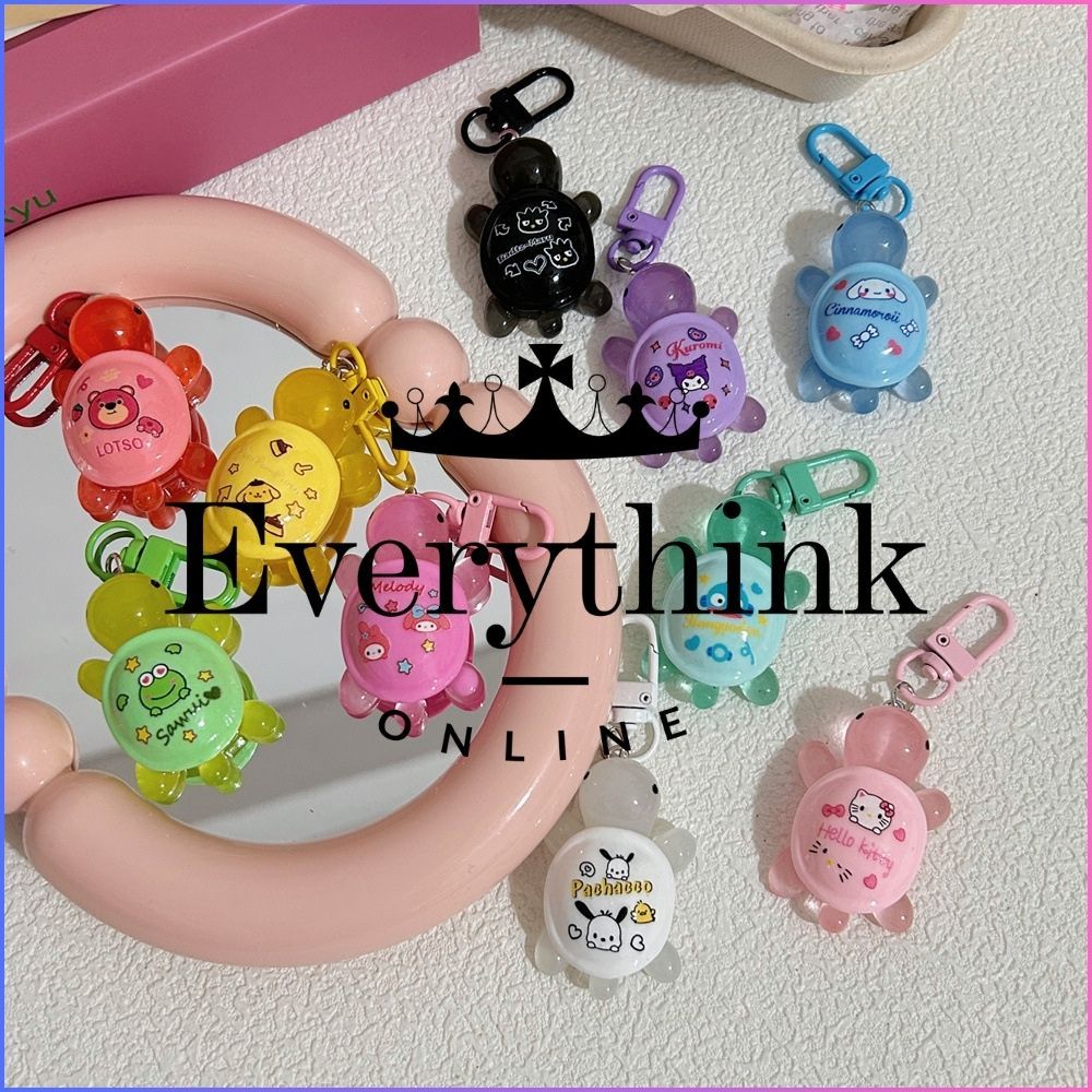 LIMITED EDITION LUMINESCENT SANRIO TURTLE MINI TORTOISE KEYCHAIN KEY ...
