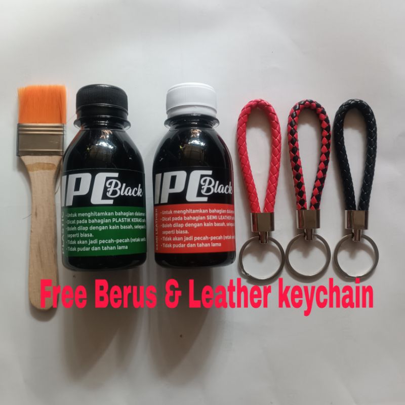 🔥🔥ipc black 💯% Original FREE Berus & Leather Key chain | Shopee Malaysia
