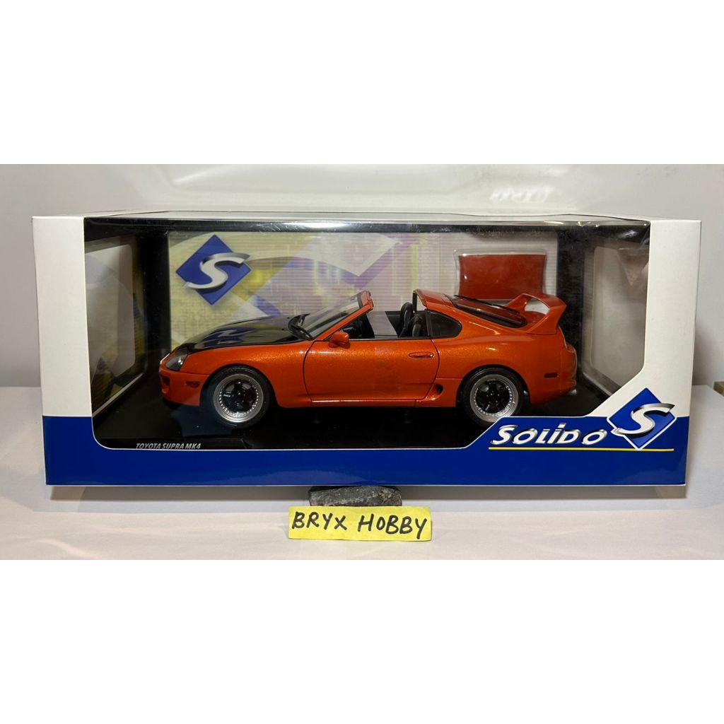 Solido 1993 Toyota Supra MK4 (A80) Streetfighter #S187605 Orange ...