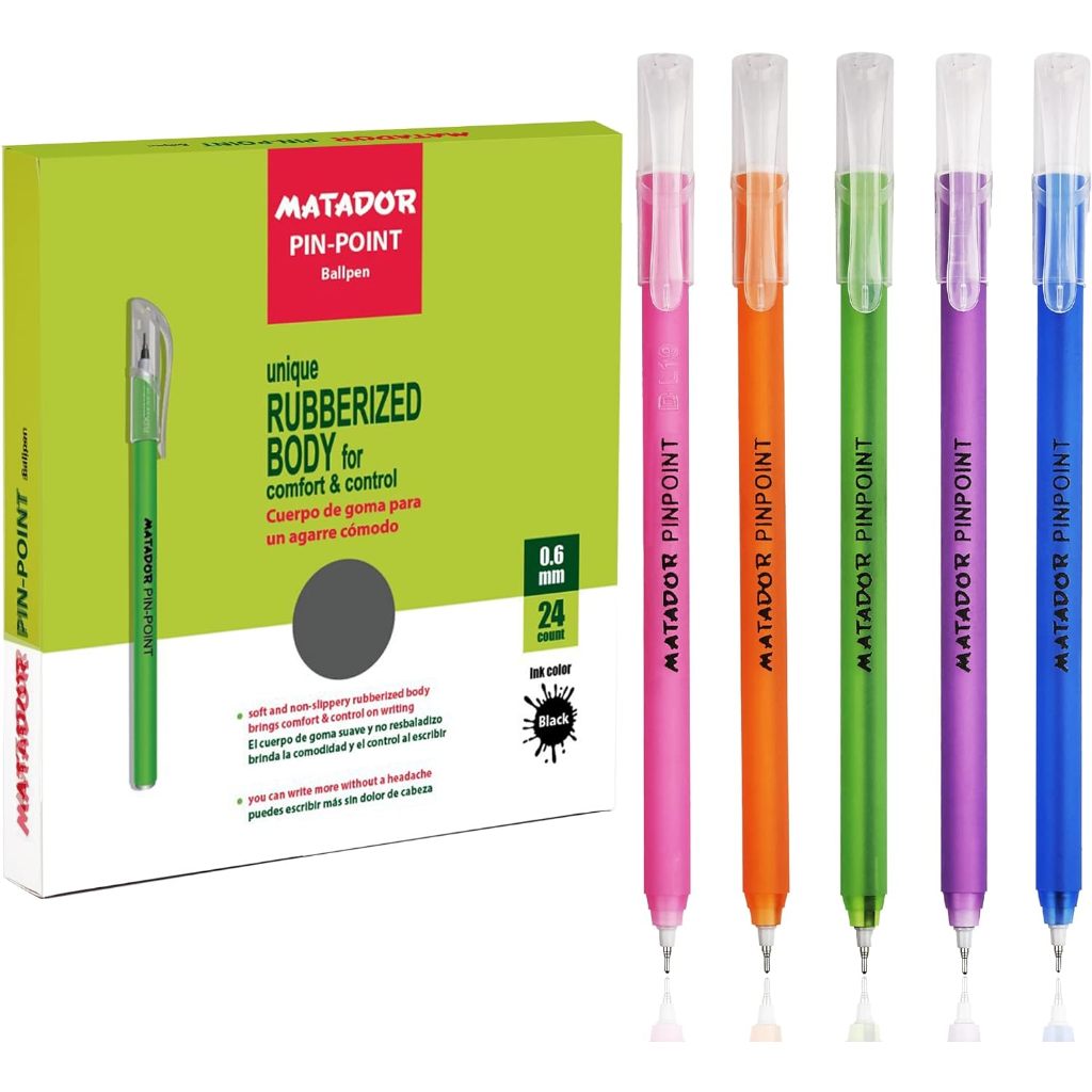 Matador Ball Point Pen BLACK INK | Smooth Writing | No.1 best selling ...