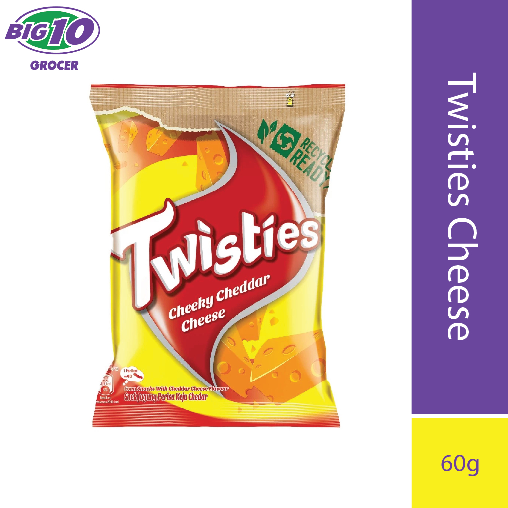 Twisties Cheeky Cheddar Cheese (60g) | Shopee Malaysia