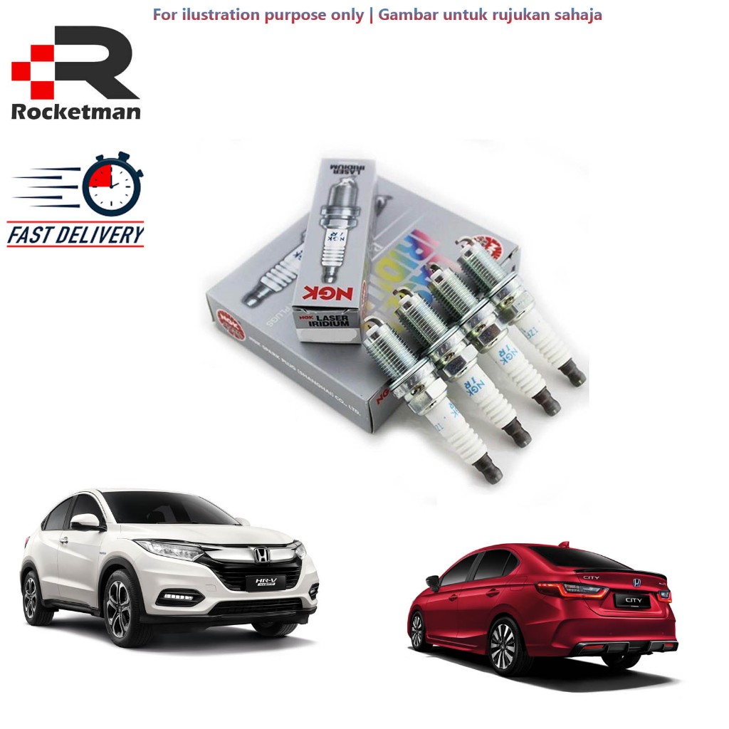 NGK LASER IRIDIUM SPARK PLUG HONDA CITY TOO 2020+ CITY JAZZ HRV SPORT HYBRID (4PCS) | Shopee ...
