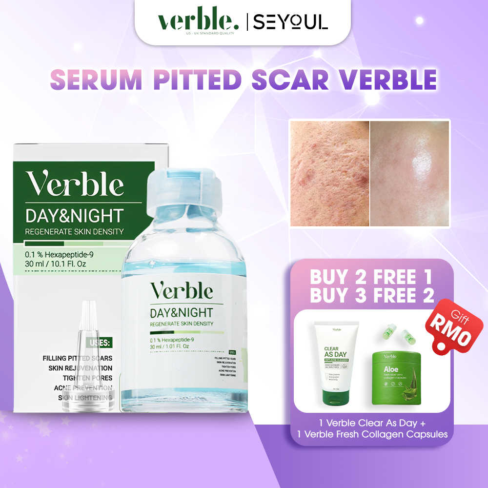 Verble Serum Pitted Scar Reduce dark spots Brighten skin Regenerate ...