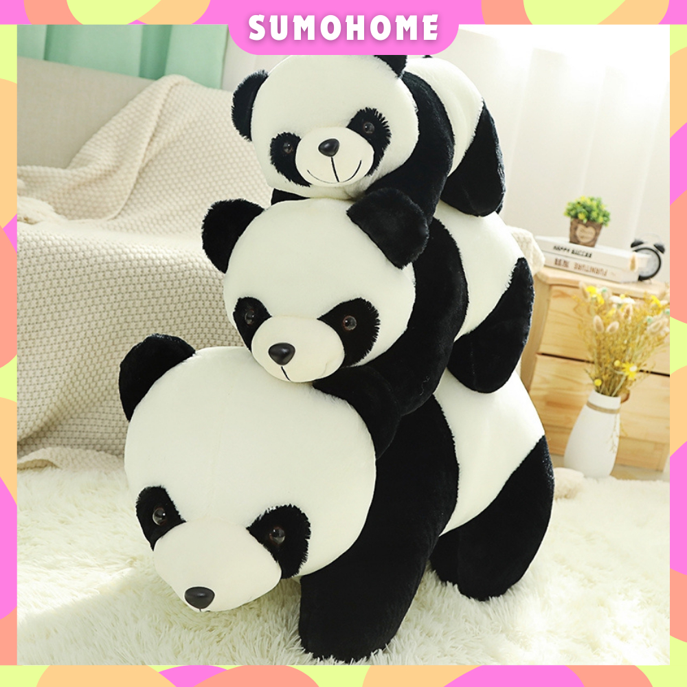 [SH] Panda Plush Doll Cute 20cm/30cm/40cm/50cm - Lembut & Comel ...