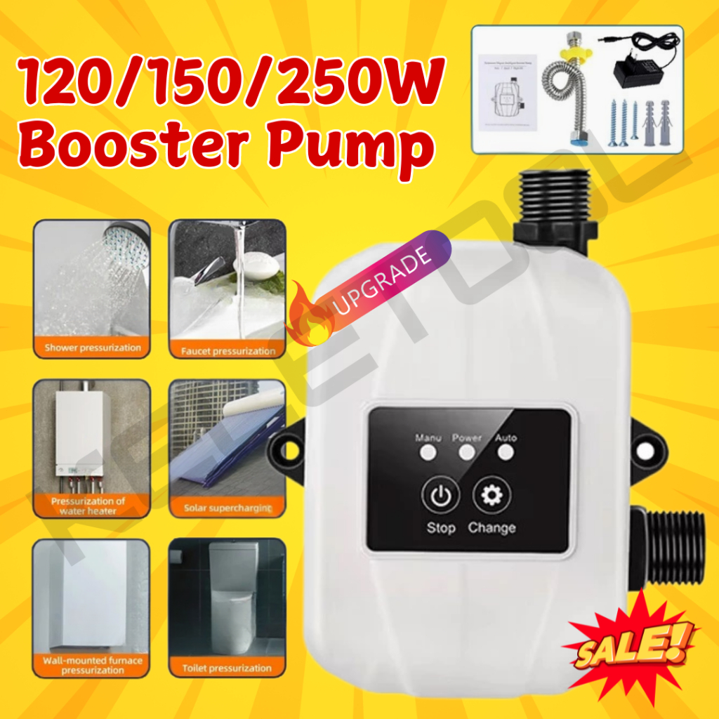 Silent Automatic Pressure Booster Pump Tap Water Pipeline Booster Water ...