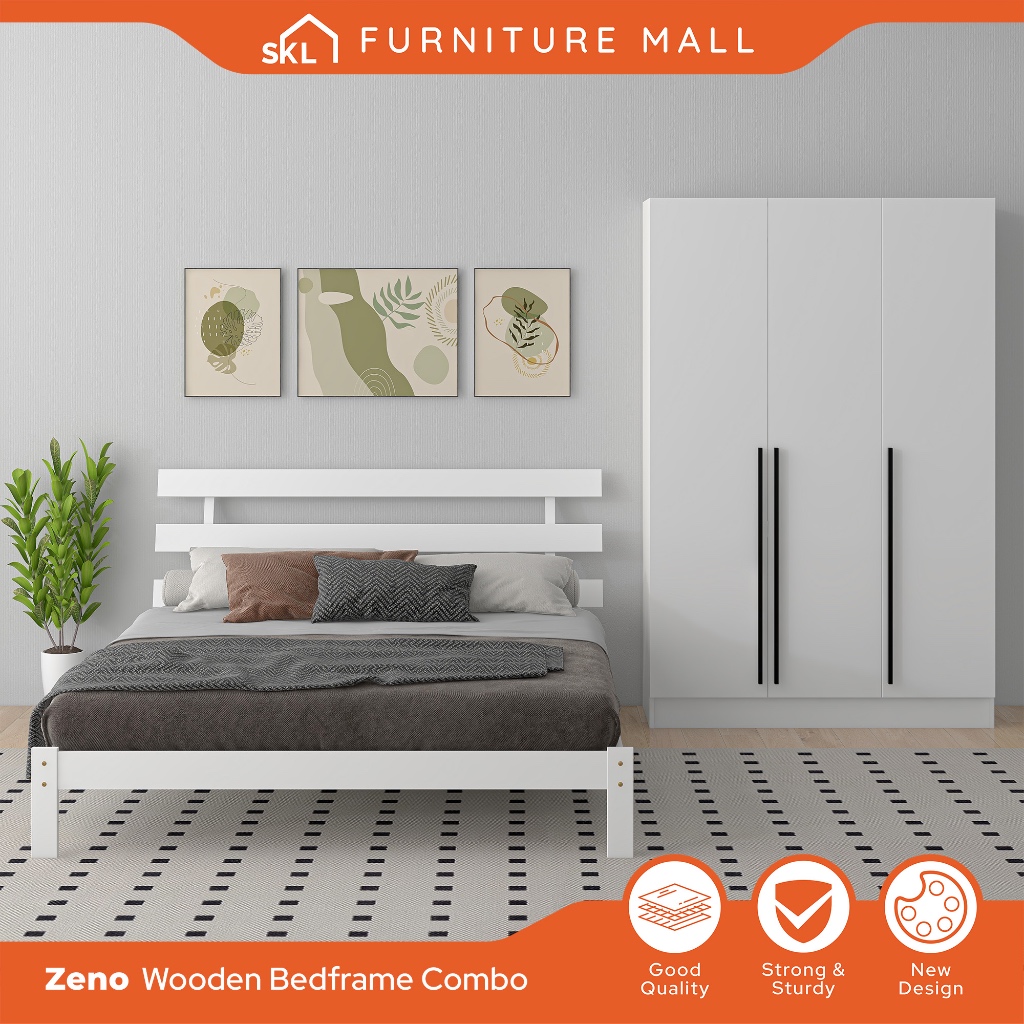 🔥FREE SHIPPING🔥 SKL 2IN1 Zeno Wooded Bedroom Set /Set Bilik Moden ...