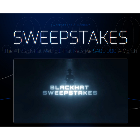 Sweepstakes Blueprint BlackHat Method By ChapeauNoir | Shopee Malaysia