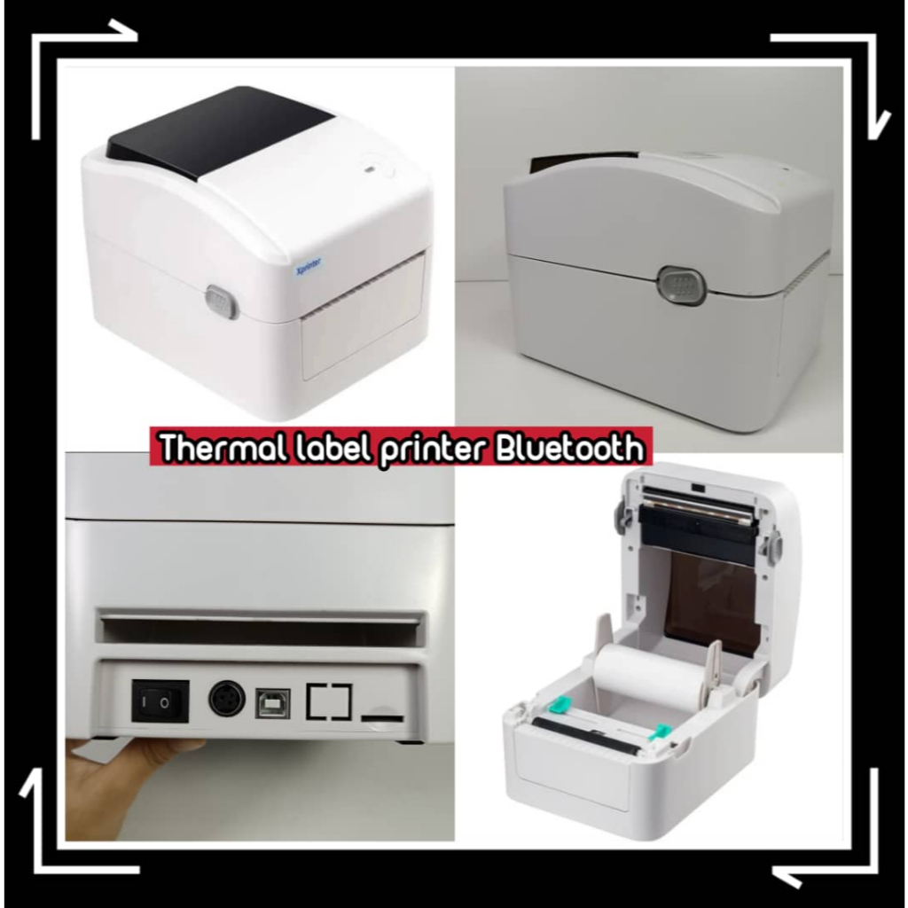 pencetak label penghantaran thermal printer professional barcode ...