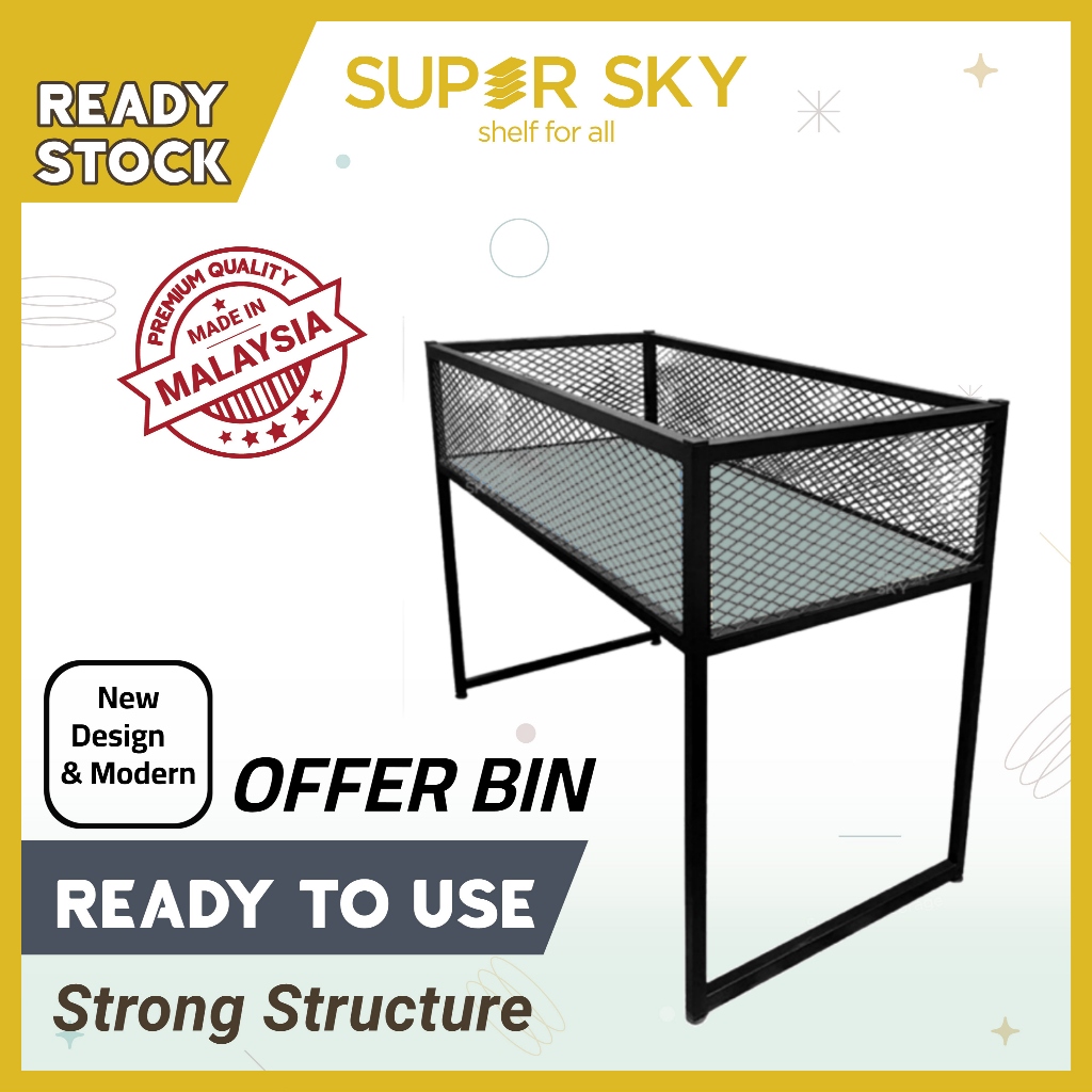 Single Layer Offer Bin Suitable For Supermarket / Sale Promotion ...