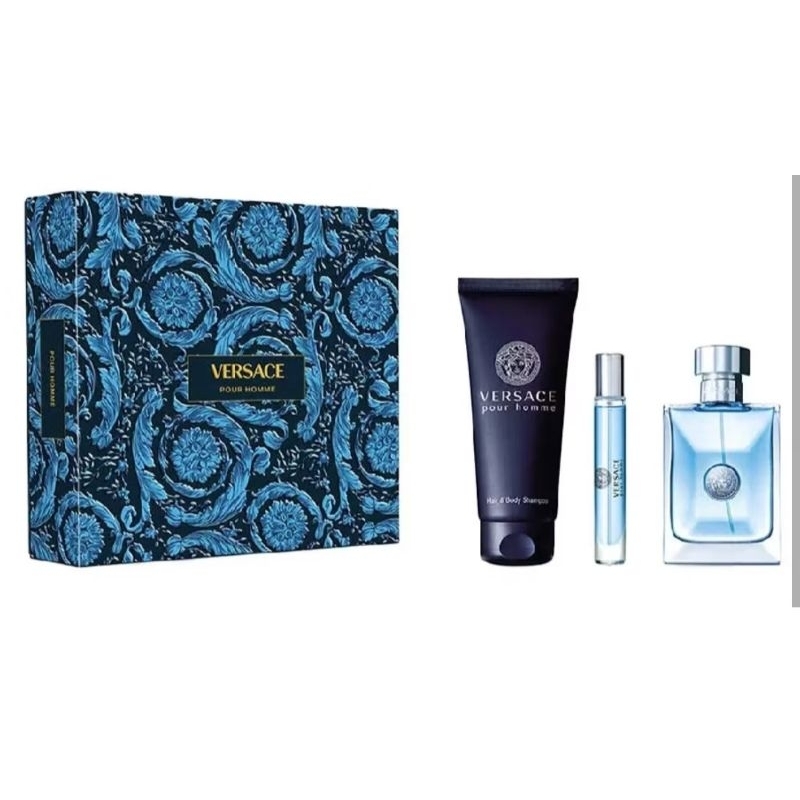 Versace Pour Homme 100ML EDT Gift Set (ORIGINAL) | Shopee Malaysia