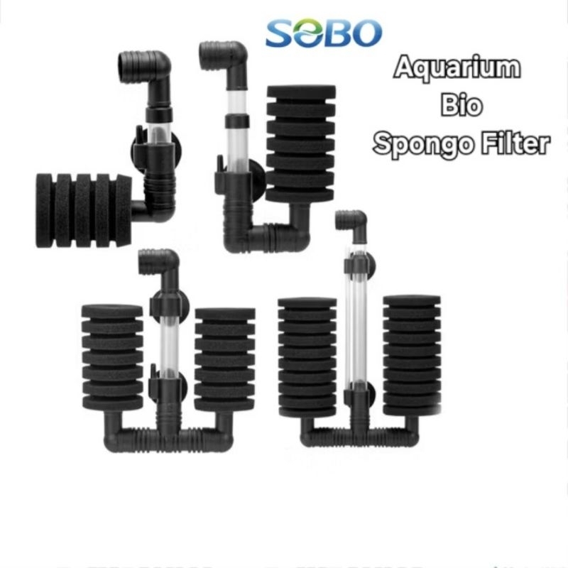Sobo Bio Sponge Filter / Aquarium Filter / Aquarium Bio Filter / Fish ...