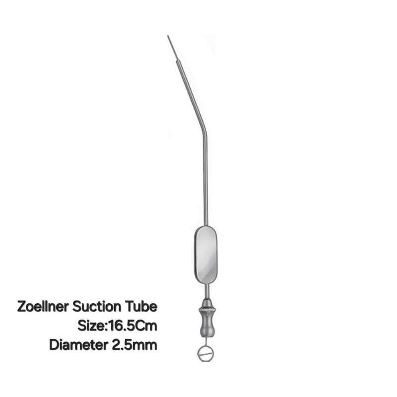 Zoellner Suction Tube Stainless Steel Lock Size 15cm Diameter 2.5mm ...