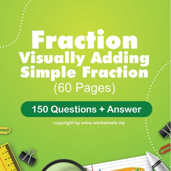 Igcse Math Fraction Visually Adding Simple Fraction 150 Qa Igcse 9767
