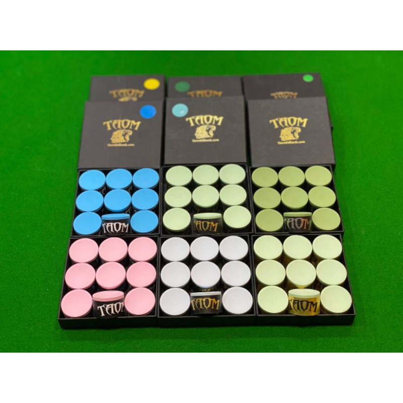 Taom Chalk made in Finland Original. For snooker and pool use. | Shopee ...