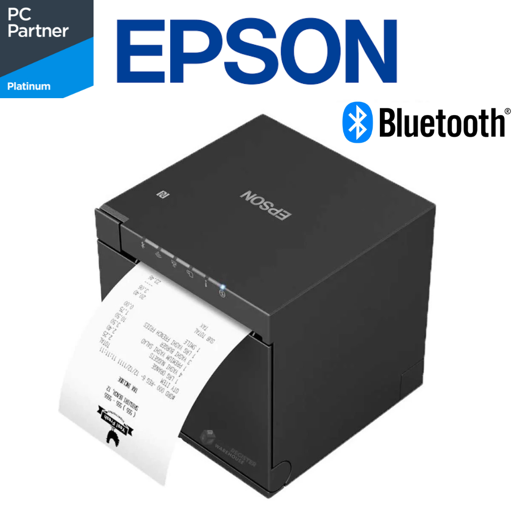 Epson TM-m30III POS Receipt Printer Bluetooth and Lan - Black / Shopify ...