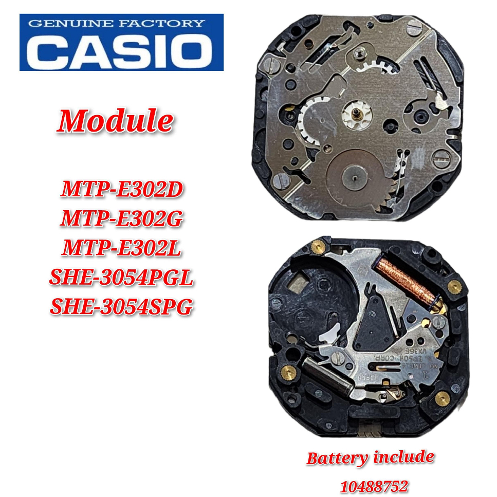 Casio Sheen SHN-3054 / MTP-E302 Chronograph Models Replacement Parts ...