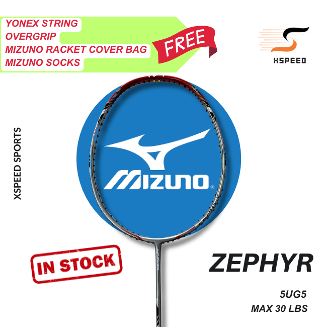 (READY STOCK) MIZUNO ZEPHYR ZR 5UG5 Max Tension 30lbs【UNSTRUNG】 | Shopee Malaysia