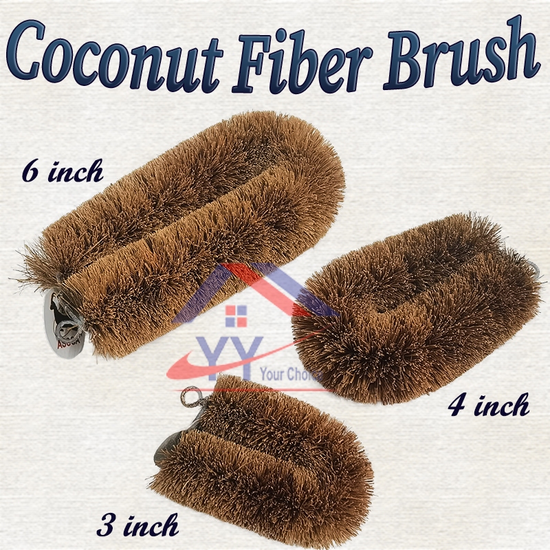 Coconut Fiber Abalone Brush/Natural Coco Brush/Brown Silk Brush ...