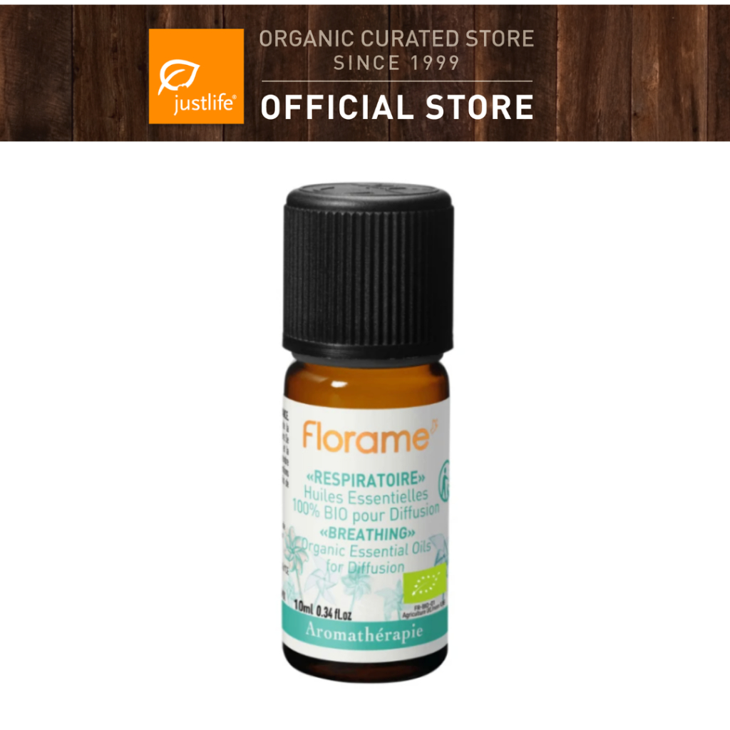 Florame Breathing Organic Essential Oils for Diffusion, 10ml | Shopee Malaysia