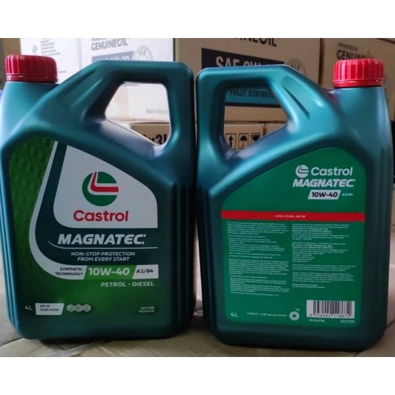 3384282 Castrol Magnatec Feel Me 10W40 Semi Synthetic Engine Oil (4 ...